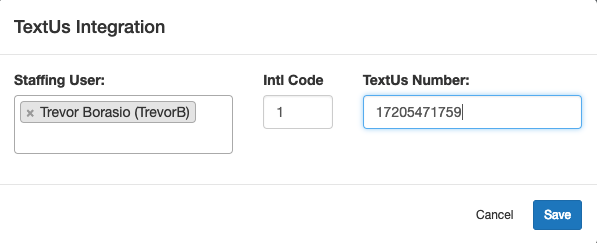 TextUs + Symplr CTM Integration Guide